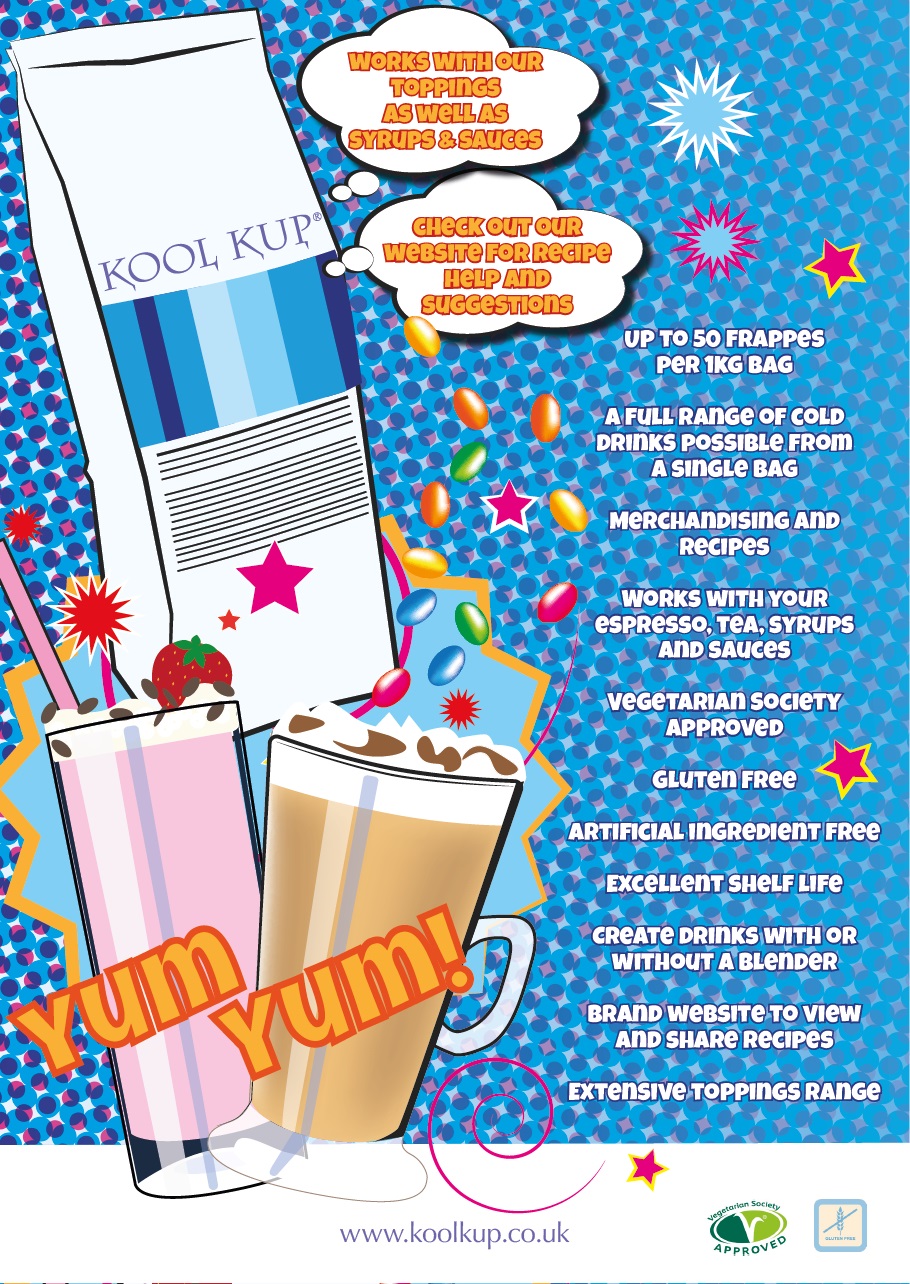 Kool Kup Cold Drink Mix (frappe-milk-shake-chillatte) 1kg x 10 | TBox ...